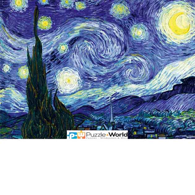 Vincent van Gogh: The Starry Night, 1889 – PUZZLE WORLD